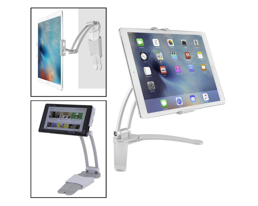 Luxitude 2-in-1 Tablet & Phone Holder Stand E-Reader - Permanent & Tem ...